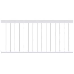 Kool-Ray Entourage Straight Railing White /Black | wetrans